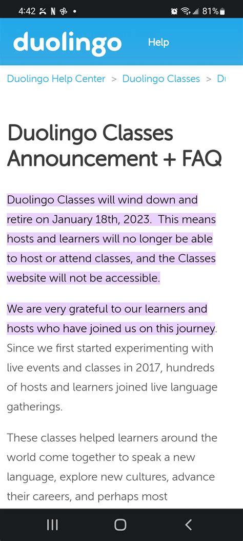 Classes Are Being Retired Why Rduolingo