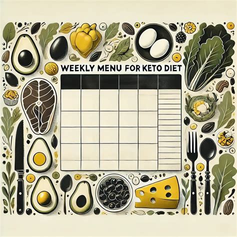 📚menú Semanal Dieta Keto Gratis Pdf