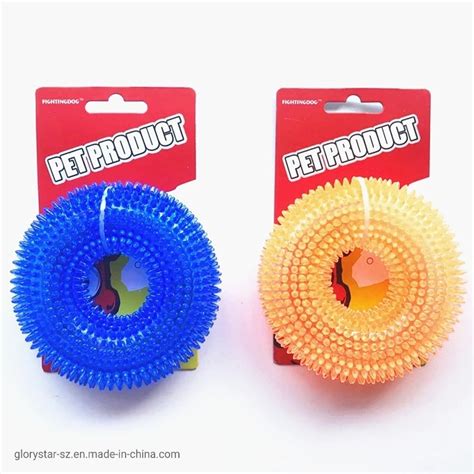 Pet Bite Teeth Cleaning Resistant Squeaky Ball Dog Training Toys