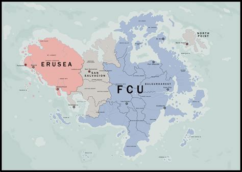 Ace Combat Political Map American Map