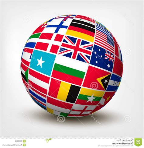 Globe Flags Vector At Collection Of Globe Flags