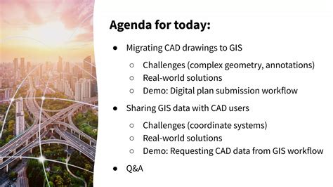 Bridging Between CAD GIS Ways To Automate Your Data Integration PPT