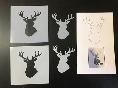 Regal Buck Stencil And Stamp Thru Set Blue Knight Rubber Stamps