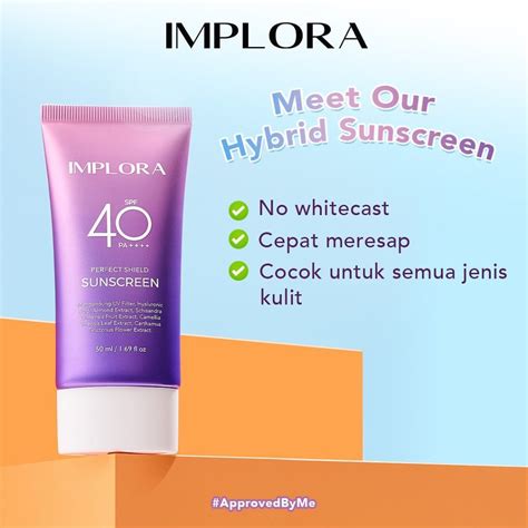 Jual Livi Implora Perfect Shield Sunscreen Shopee Indonesia