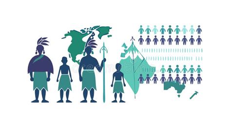 Map Population Demographics Stock Illustrations 2231 Map Population
