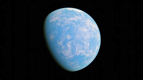 Reworked My Planet With Procedural Clouds Rblender