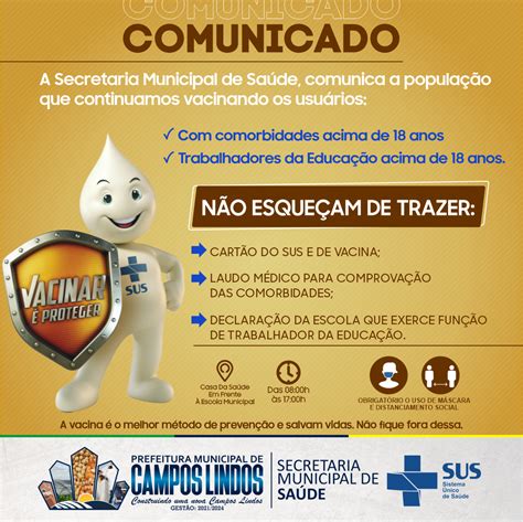 COMUNICADO Prefeitura Municipal De Campos Lindos