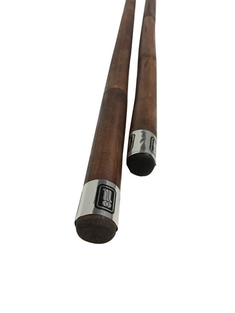 Pair Brown Doce Pares Rattan Escrima Kali Arnis Fighting Stick Set Han