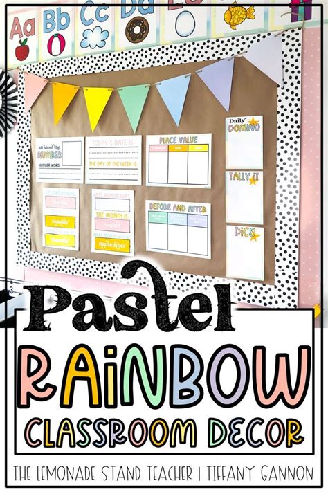 Pastel Rainbow Classroom Decor Bundle Classroom Decor Classroom