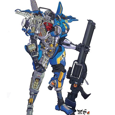 Olympia 0lympia408 On X Power Armor Robot Concept Art Cyborgs