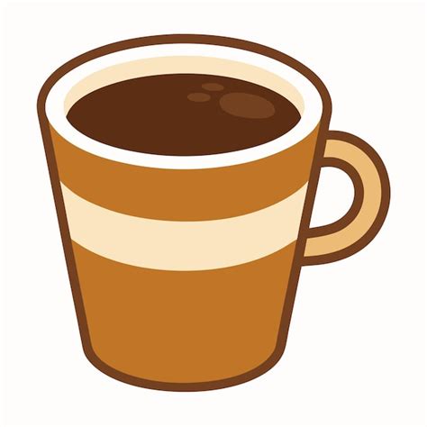 Coffee Cup Logo Icon Vector Illustration Premium Ai Generated Vector