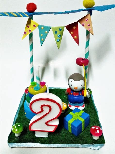 Cake topper Tchoupi thème personnalisable bougie chiffre Etsy Décor d anniversaire