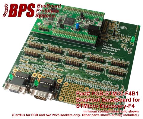 Stm F B Stmicro Discovery F Baseboard Busboard Prototype Systems