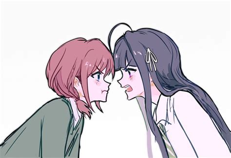 Iseri Nina And Awa Subaru Girls Band Cry Drawn By Articularm Danbooru