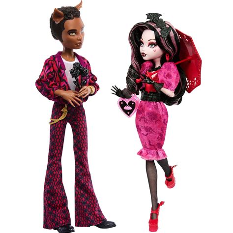 Набор кукол Монстр Хай Дракулаура и Клод Вульф Свидание 2023 Monster High Dolls Draculaura