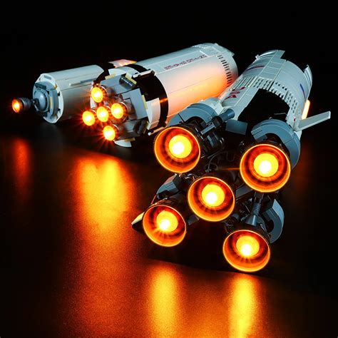 Kit De Luz Led Para Id Ias 21309 O Apollo Saturn V Lan Amento Do Ve