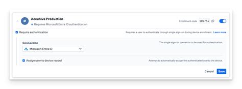 Configuring Require Authentication For Enrollment
