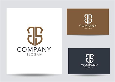 Premium Vector Modern Monogram Initial Letter Gs Logo Design Template