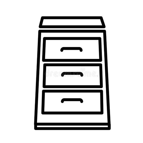 Open Drawer Icon Vector Sign And Symbol Isolated On White Background