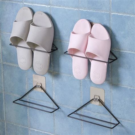 Shoes Storage Racks Holders Paste Type Wall Hanging Living Room