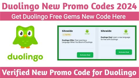 Duolingo Promo Code 2024 Exclusive Deals