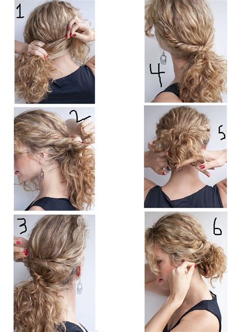 Quick And Easy Updos For Curly Hair