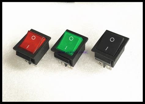 Latching Rocker Switch Power Switch 6 Pins With Light