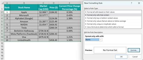Conditional Formatting For Blank Cells In Excel How To Apply