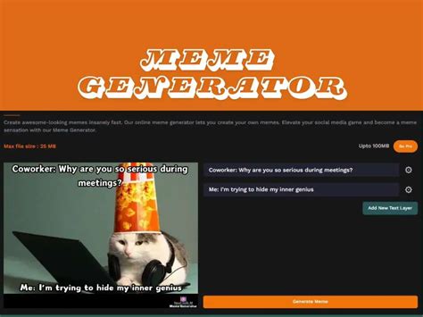 Meme Generator Easily Create Custom Memes