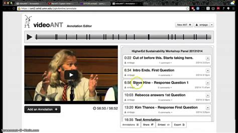 Video Ant Tutorial Youtube