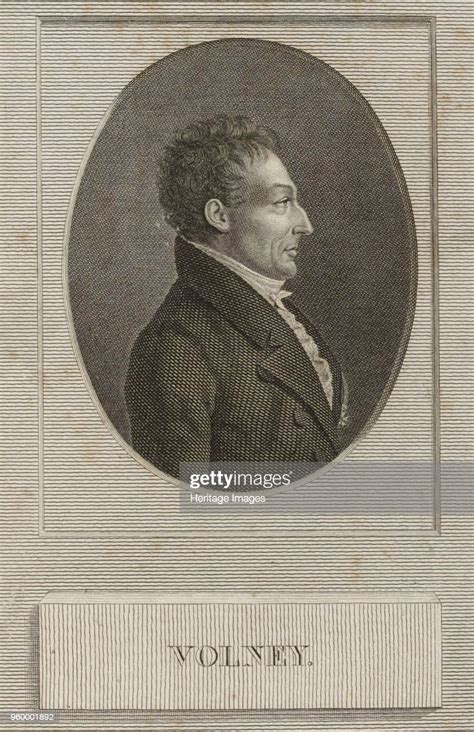 Constantin François De Chasseboeuf Comte De Volney Private News