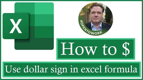 How To Use Dollar Sign In Excel Formula Absolute Cell Reference Excel Formula Excel