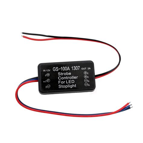 Universal Strobe Controller Brake Light Flasher Module Flashing Back
