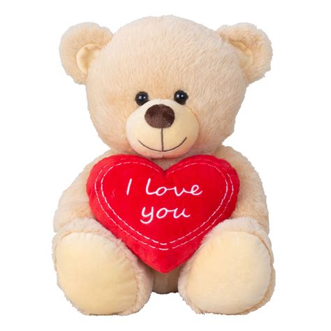 Teddy Beer Knuffel Van Zachte Pluche Met Liefdes Hartje Cm Zittend Fun En Feest