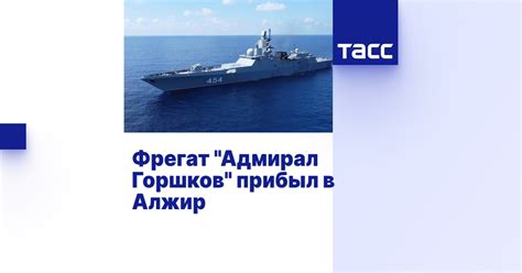 Фрегат Адмирал Горшков прибыл в Алжир