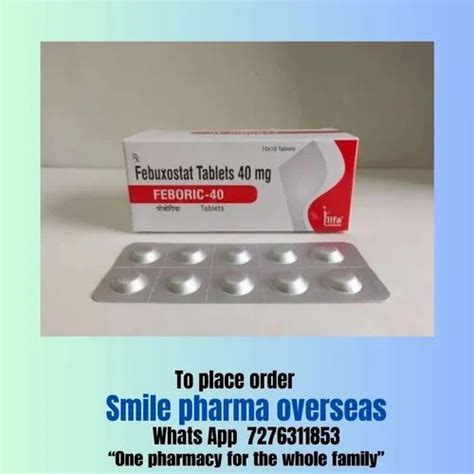 Febuxostat Tablets 40mg At ₹ 150box Uloric In Nagpur Id 2851786839997