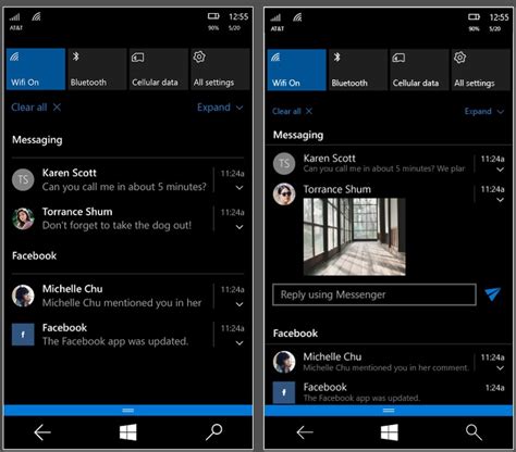 Missing Cellular Data Toggle On Windows 10 Mobile Screenshot Reveals