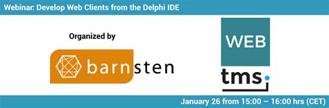 Webinar Develop Web Clients From The Delphi IDE Dimensional Data