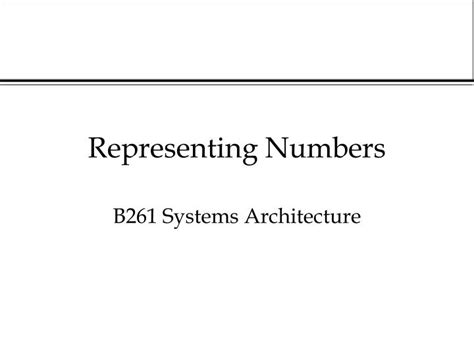 ppt representing numbers powerpoint presentation free download id
