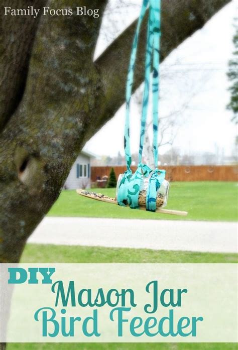Easy Mason Jar Bird Feeder Tutorial