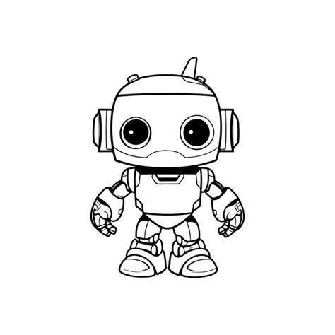 Premium Vector Robot Logo Vector