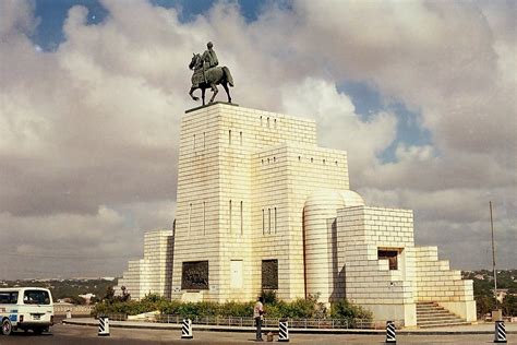 Mogadishu Somalia Statue Of Mohammed Abdullah Hassan R