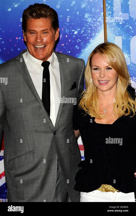 David Hasselhoff And Amanda Holden Britains Got Talent Press Launch