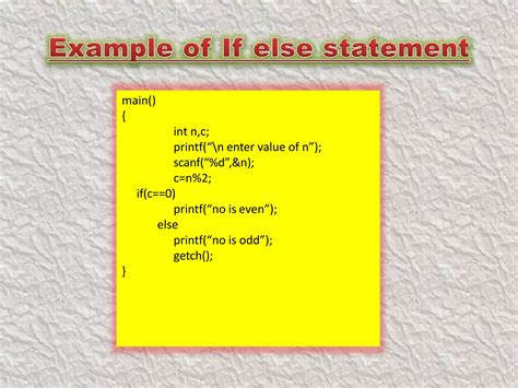 Control Structures In C Ppt