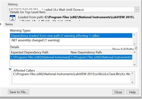 Solved New Dependency Path Error Ni Community