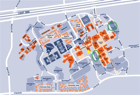 Utsa Main Campus Map