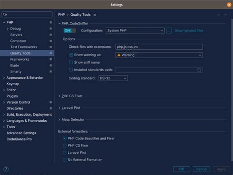 Настройка phpstorm