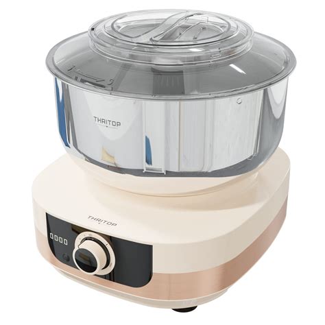 Thritop Stand Mixer 650w Stepless Speed Open Top Kitchen Electric Mixer With In Built Timer