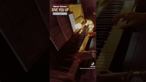 Rick Roll Piano Cover Sheet Music YouTube