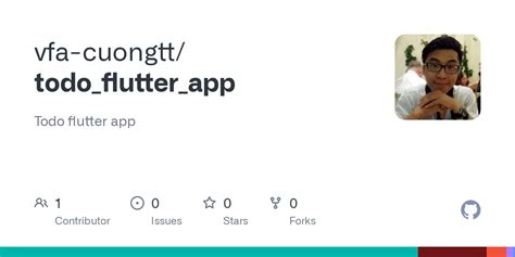 GitHub Vfa Cuongtt Todo Flutter App Todo Flutter App